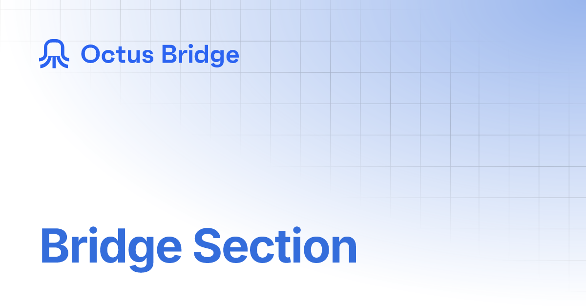 Bridge Section | Octus Bridge